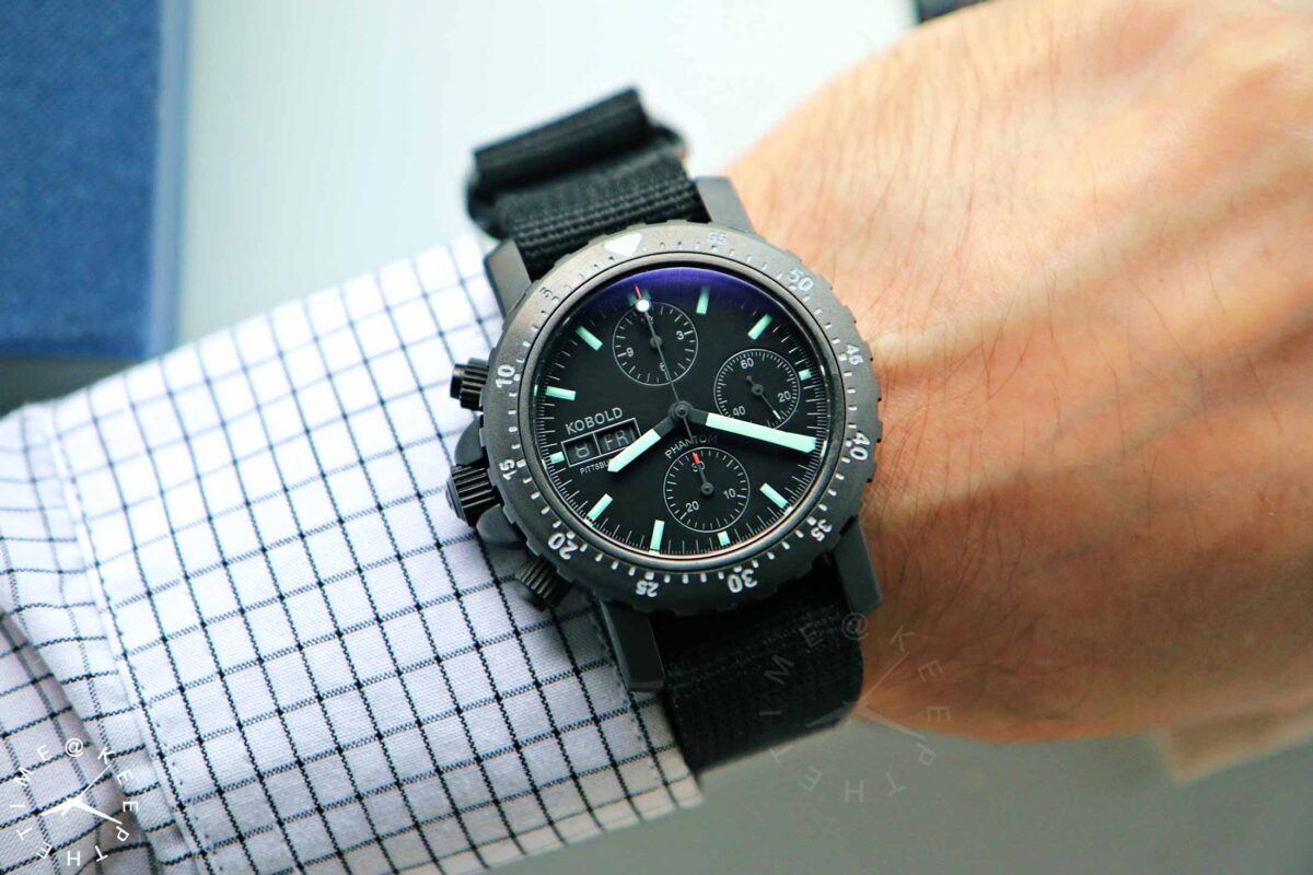 Kobold Phantom Black Ops Tactical Chronograph Watch Review ...