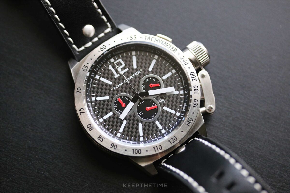 Tom Carter Tio Ellinas Edition Watch with Carbon Fiber Dial | KeepTheTime