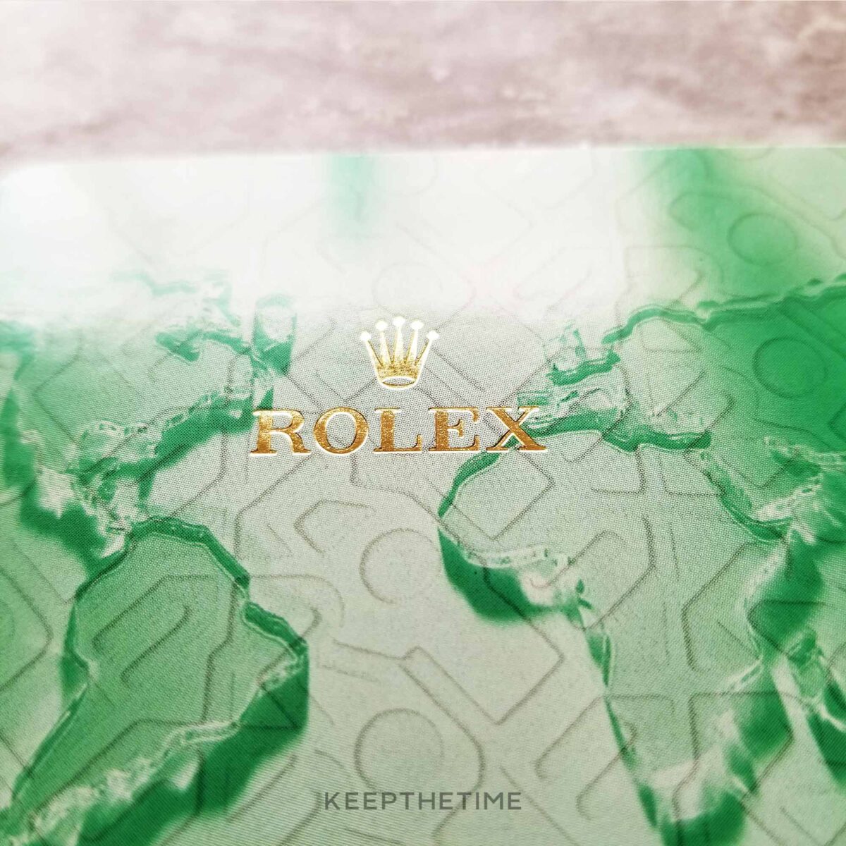 Authentic Rolex Calendar Card (2004-2005)