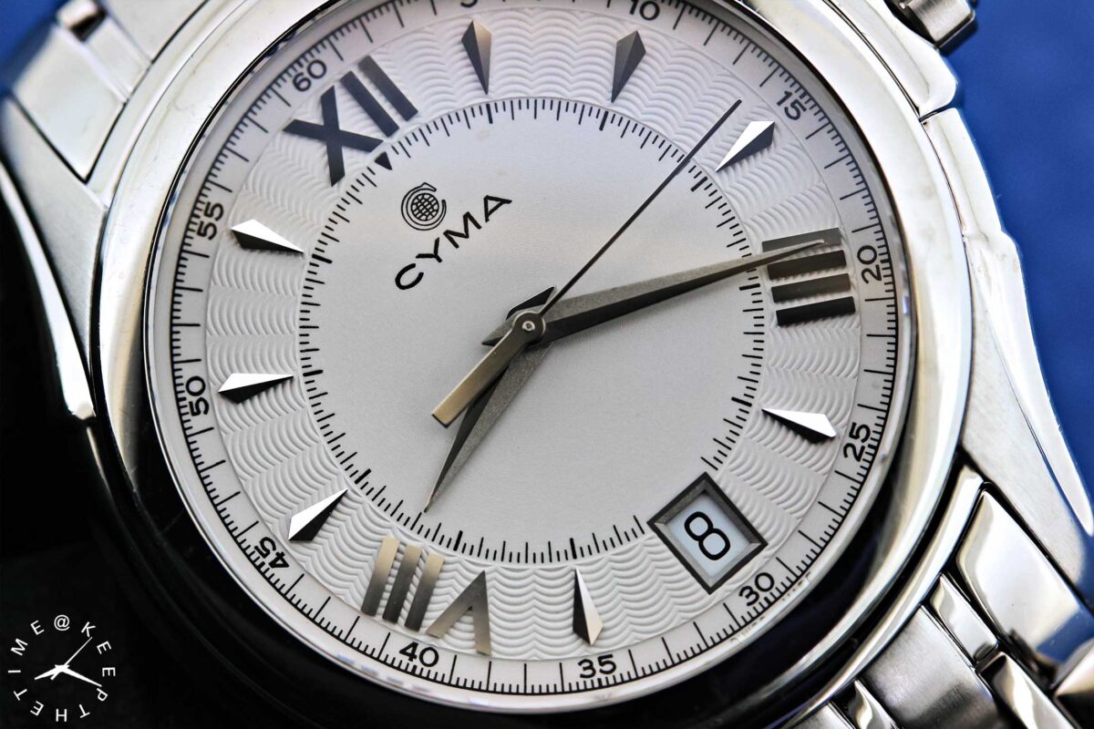 Cyma Le Locle White Dial - KeepTheTime Watches
